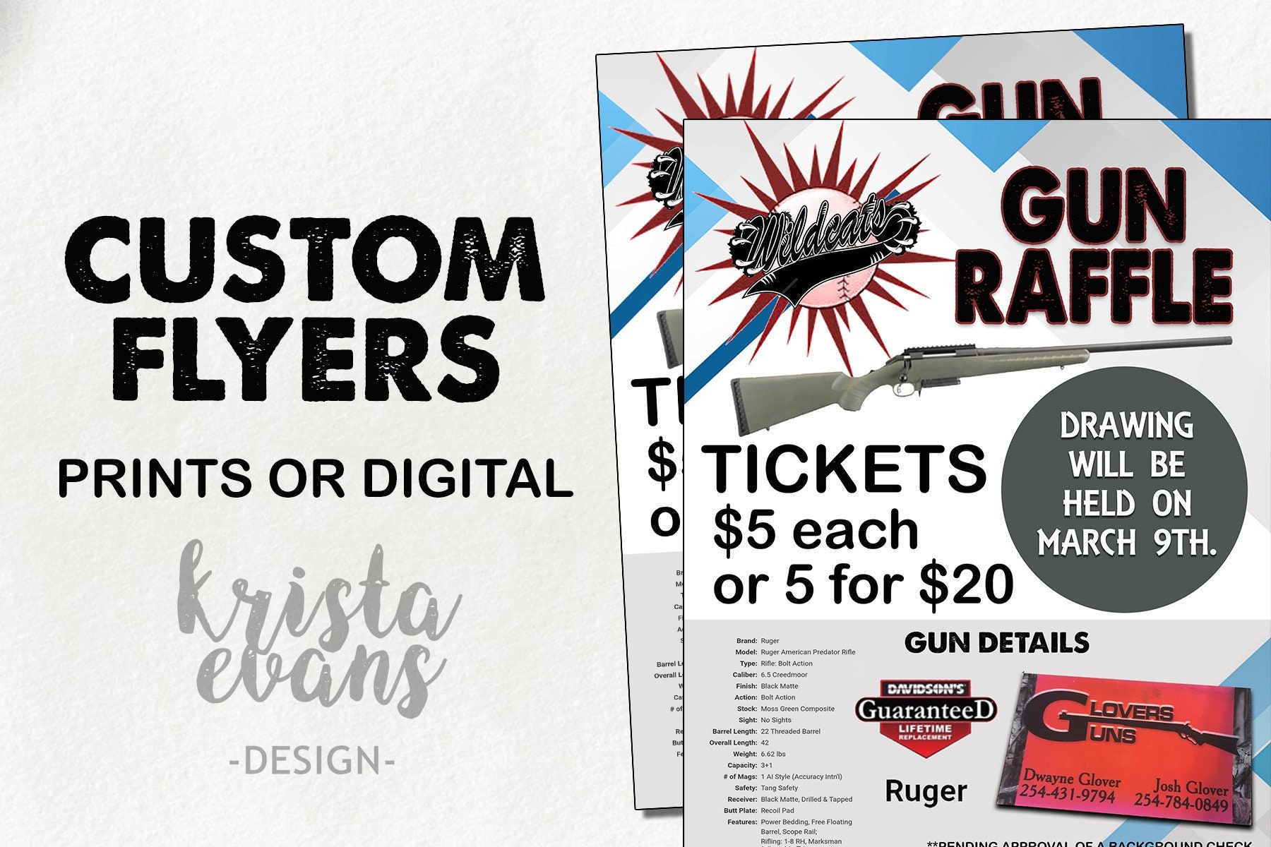 Custom Flyer Design | Custom Flyer - Etsy