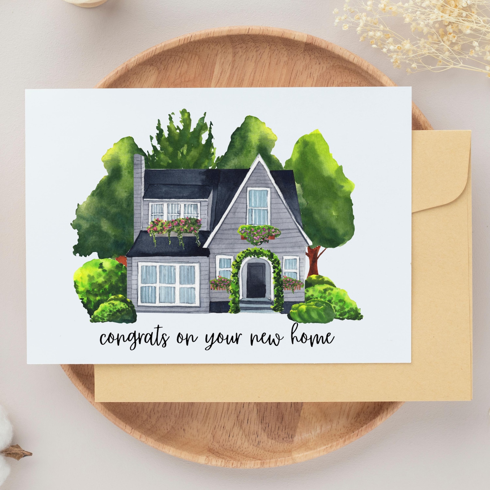 Congrats on Your New Home Card DIGITAL Download Printable Card ...