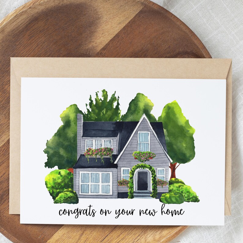 Congrats on Your New Home Card DIGITAL Download Printable Card ...