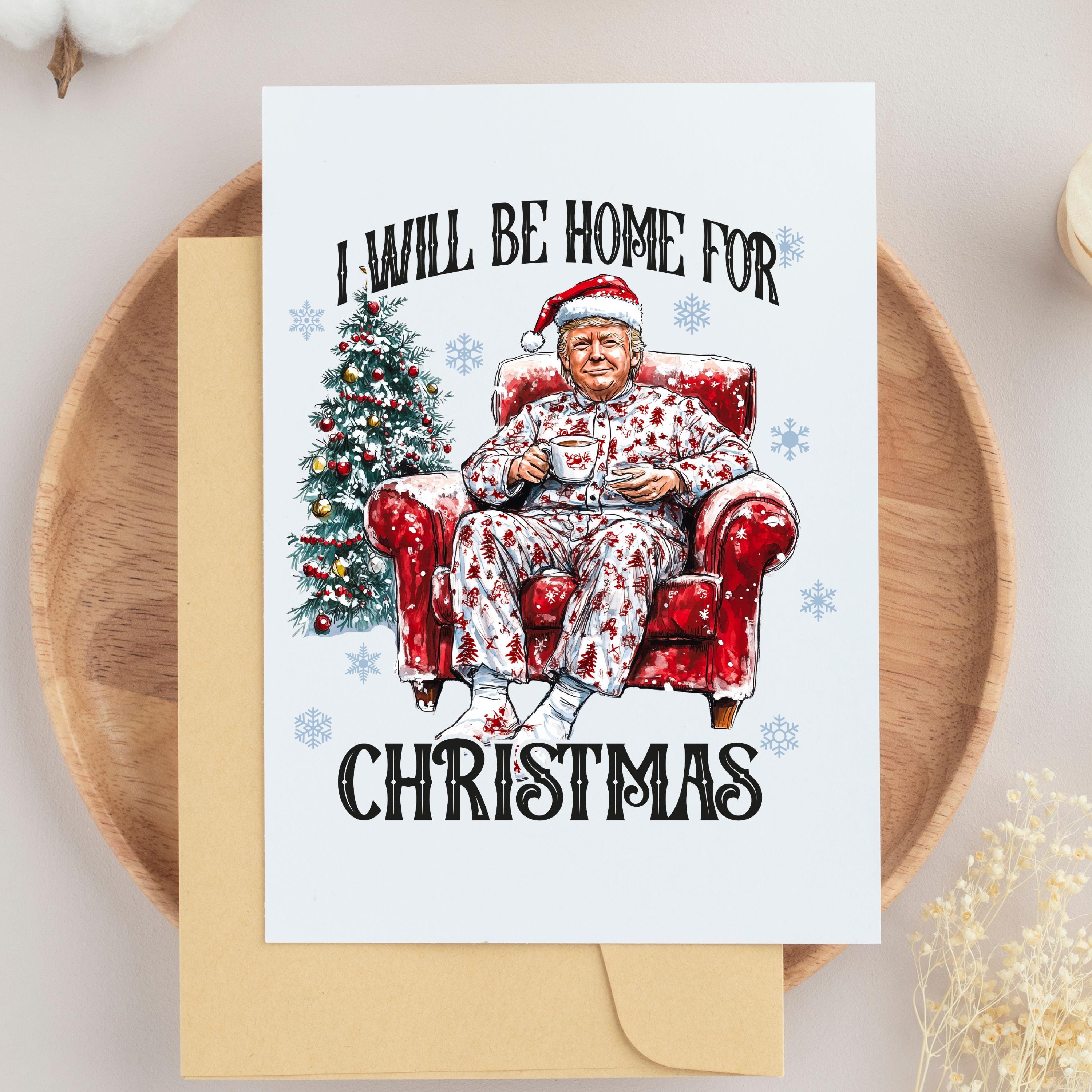 Donald Trump Card DIGITAL Download Printable Card christmas Printable Card Instant Download Card ...