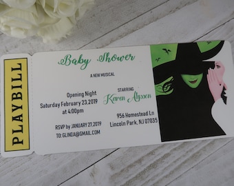 Broadway invitations | Etsy
