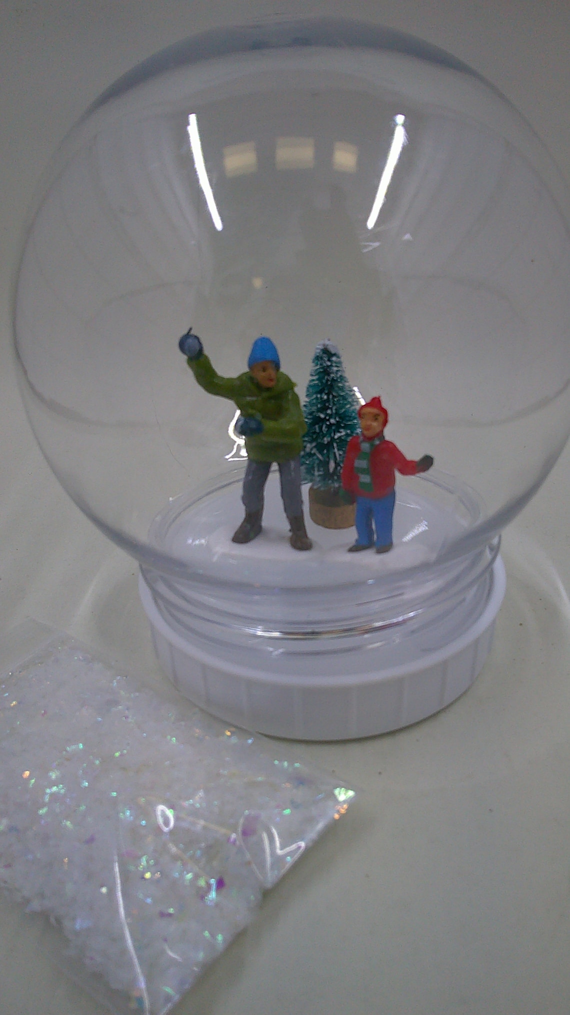 DIY Create Your Own Snow Globe, Snow Globe Kit ,christmas Decoration ...