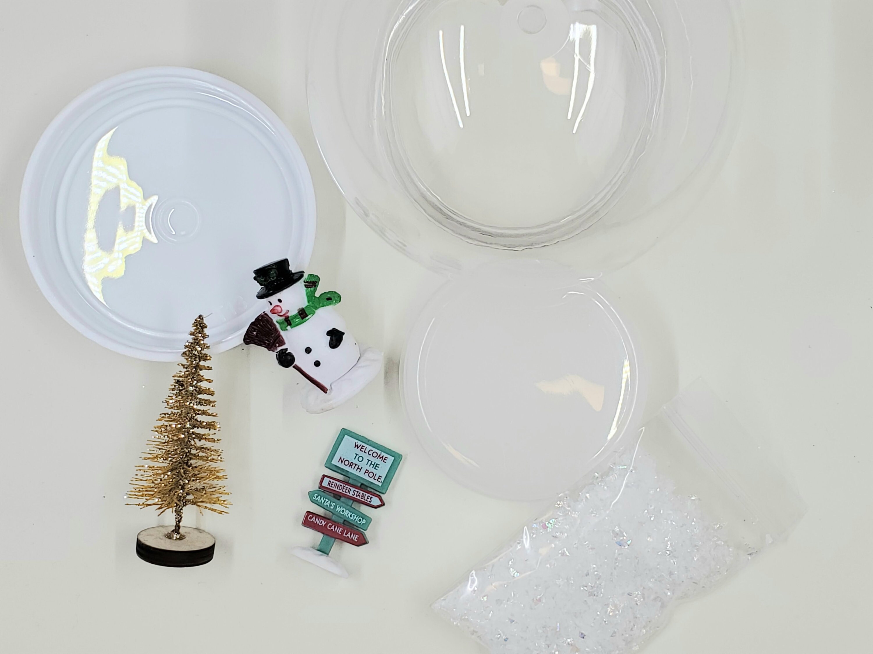 Snow Globe Kit christmas Gift Create Your Own Snow Globe - Etsy