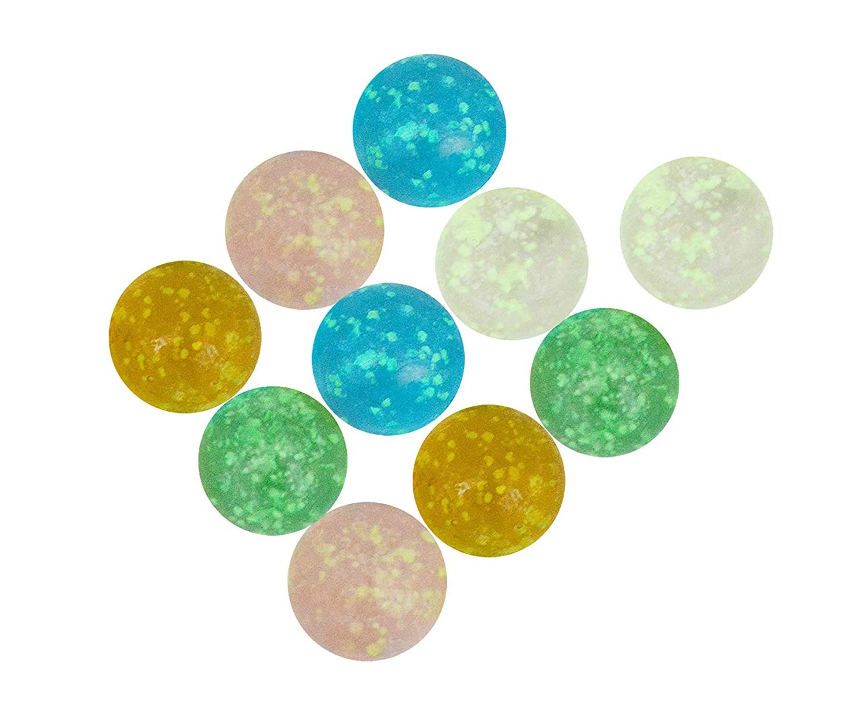 10pcs Large Marbles Dotted Glow in the Dark Assorted for | Etsy