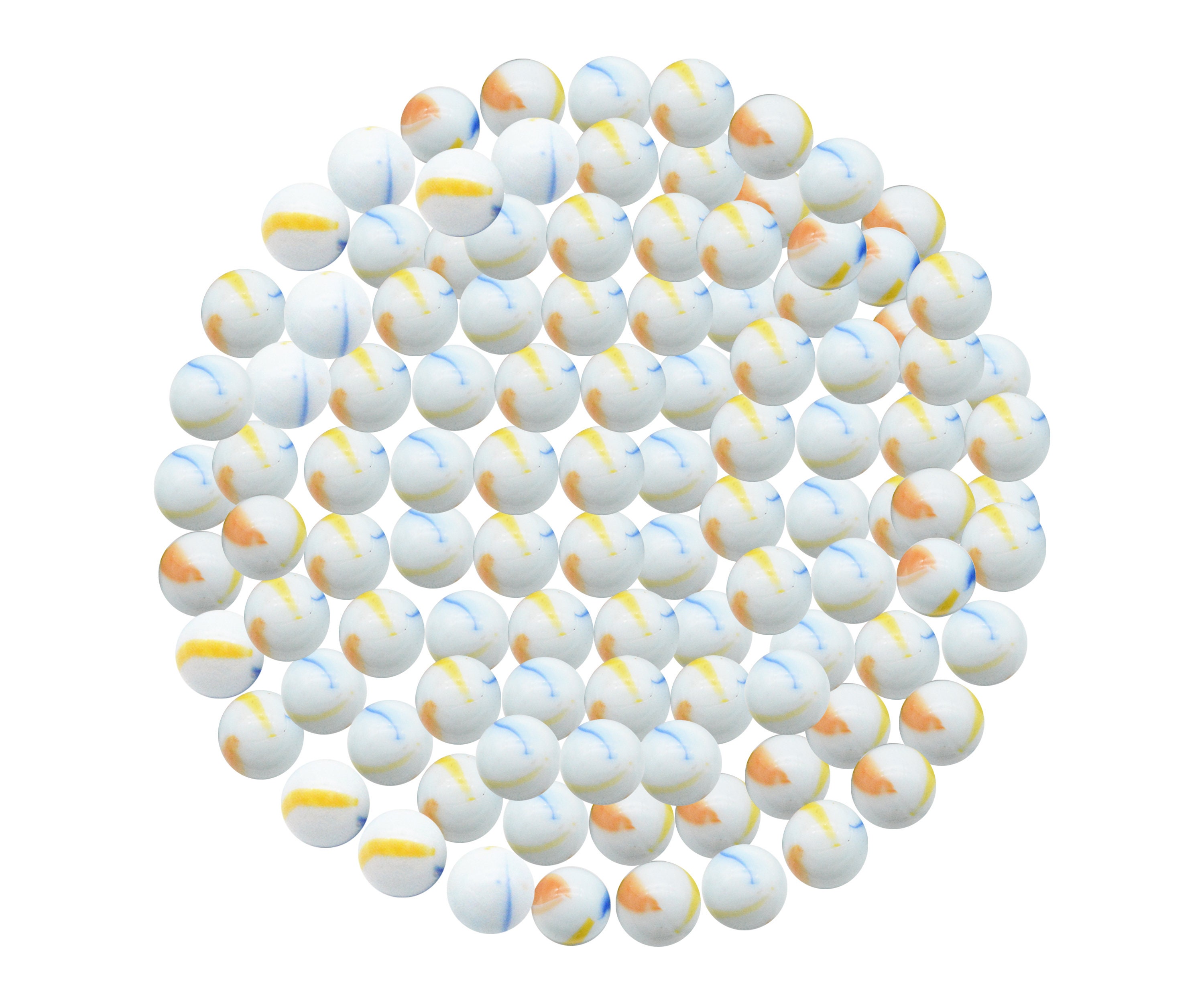 Glass Marbles Coloured & Cats Eye Milky Handmade Traditional Sports ...