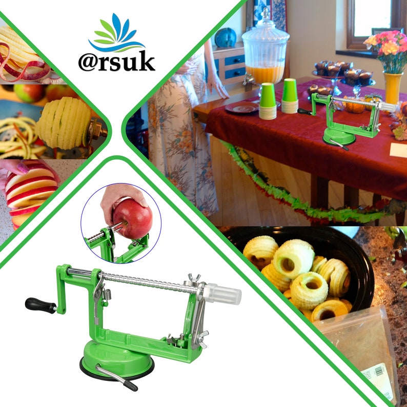 Apple Peeler Corer Slicer Cutting Kitchen Machine - Etsy