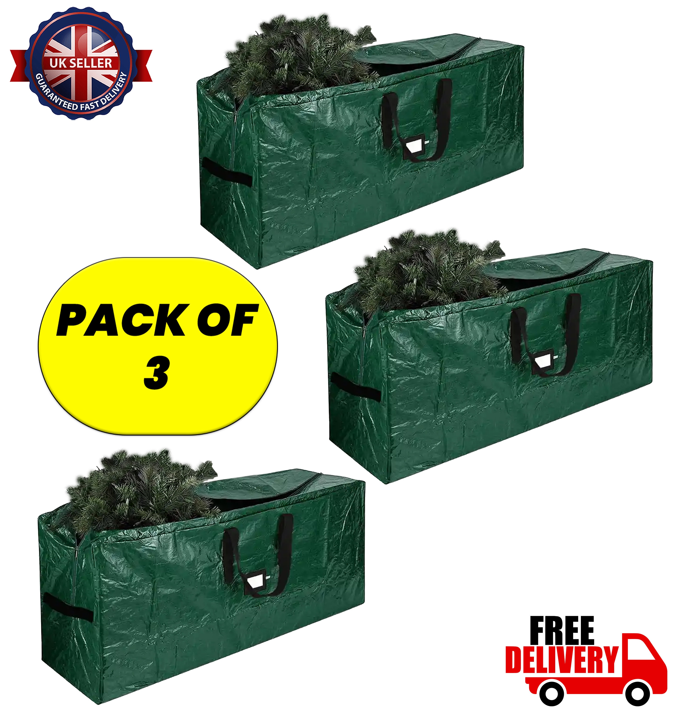 Christmas Xmas Tree Storage Bag Small and Large Xmas Cover Bags for ...