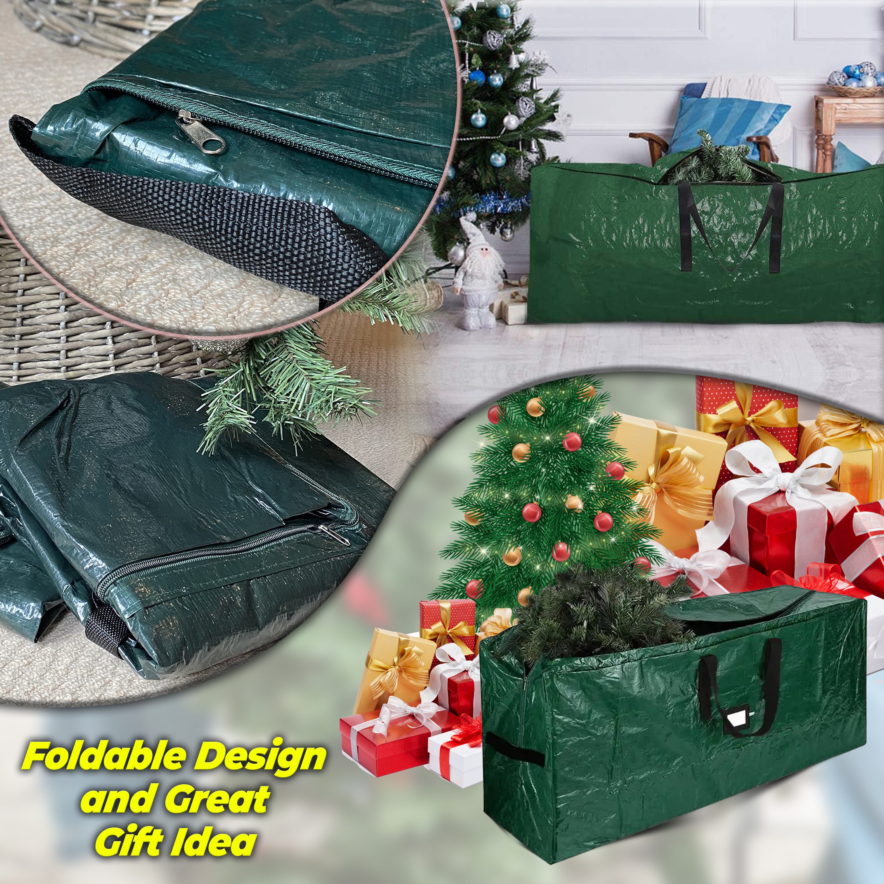 Christmas Xmas Tree Storage Bag Small and Large Xmas Cover Bags for ...
