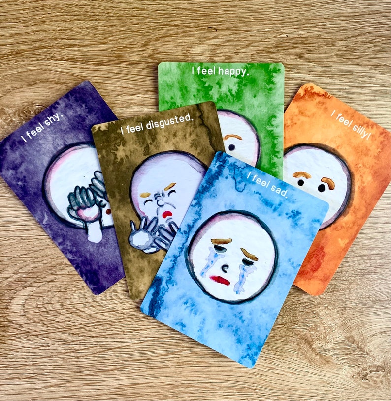 Emotion Cards, Social & Emotional Learning Activity Cards, Allied ...