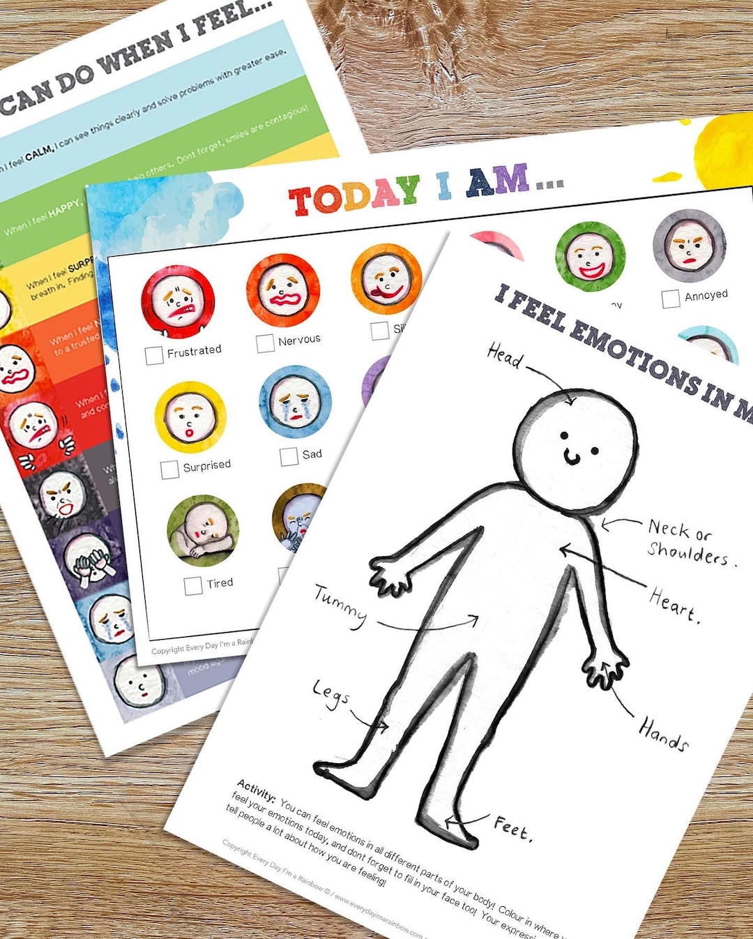 Printable PDF Emotional Literacy Workbook, SEL Activities for Kids ...
