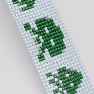 Space Invaders Bracelet, Bead Loom Pattern, Wristband Pattern, Wrist ...
