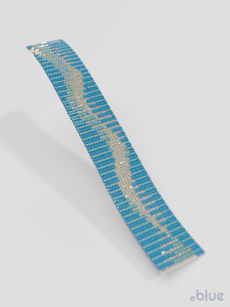 The Wave Bracelet Seed Bead Loom Pattern - Etsy Singapore