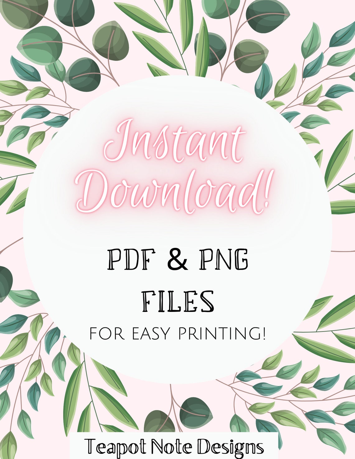 Merry & Bright Printable | Christmas Printable | Christmas Tree Print ...