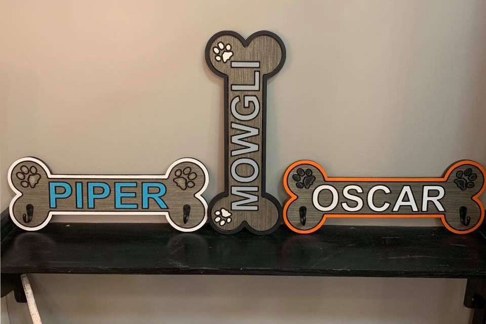 Dog Bone Signs - Etsy