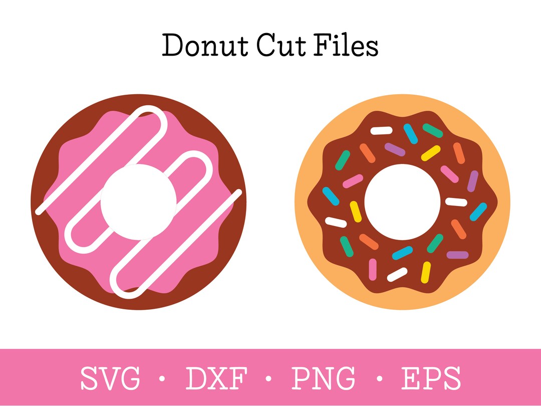 SVG Doughnut File for Cricut Digital Cut File Donut Cut File for Paper ...