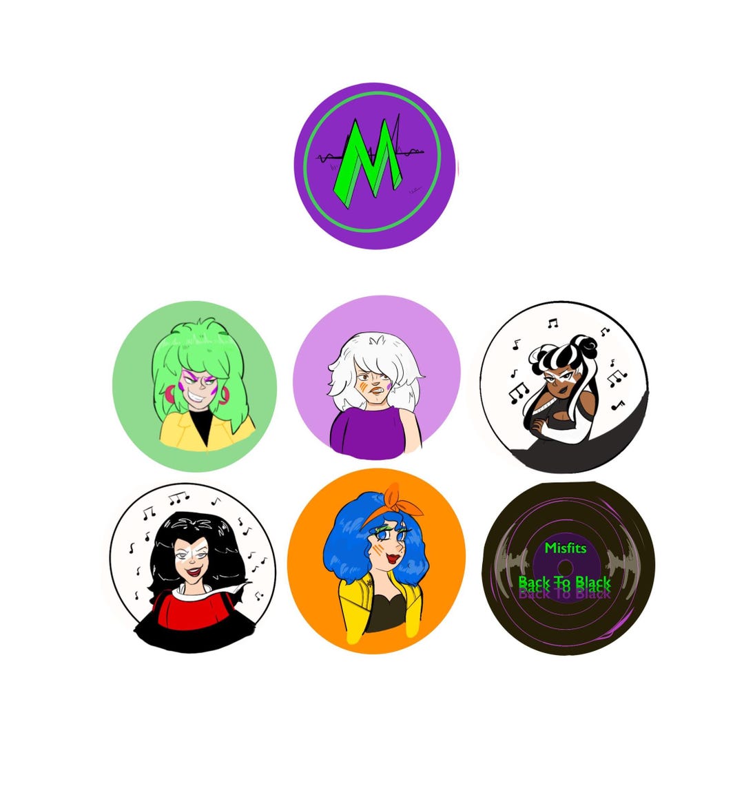 Misfits Button Collection (wave 1) - Etsy