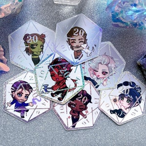 BG3 DICE STICKERS **SET** - Etsy