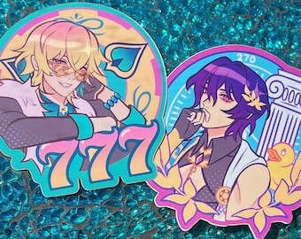 Honkai Star Rail HSR Dr.ratio Aventurine Topaz Chibi Vinyl Stickers - Etsy