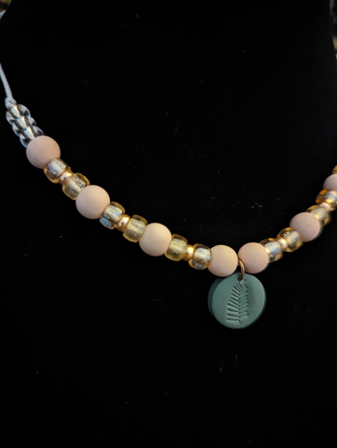 Light Plant Stretch Necklace - Etsy