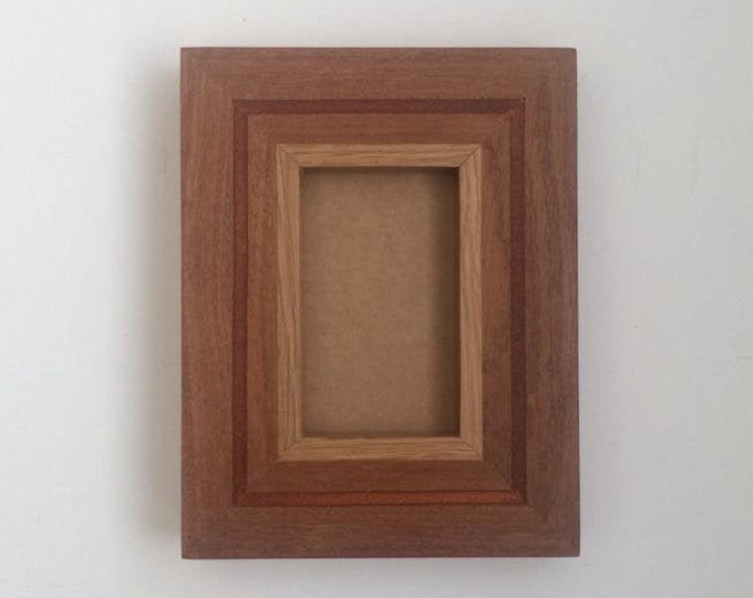 High Quality Photo Picture Frame - Hardwood Sapele & American Oak Wood ...