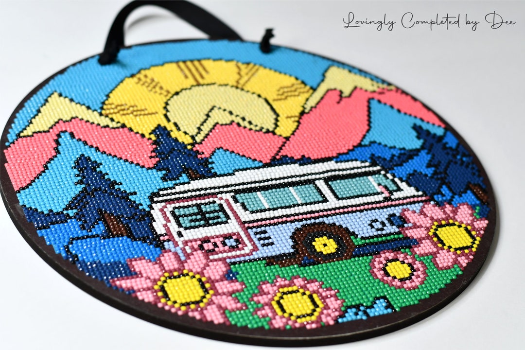 Camper Diamond Art, Diamond Painting Kit, 5D Full Drill, Adult ...