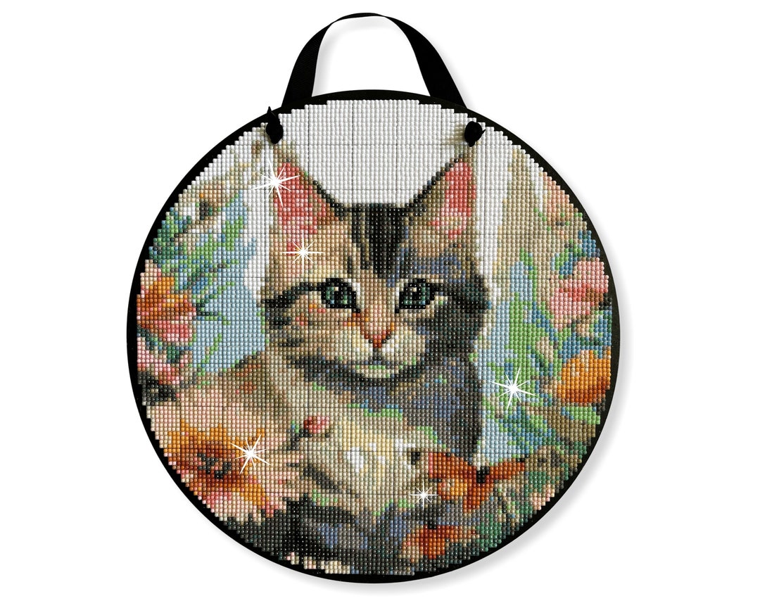 Cat Diamond Art, Diamond Painting Kit, Adult Beginners - Etsy