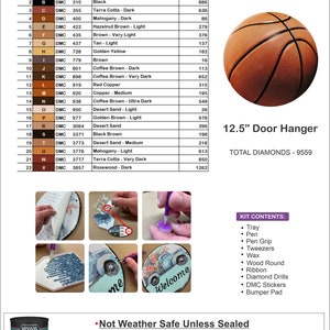 Basketball Diamond Painting Art Kit, Round Drills - Etsy