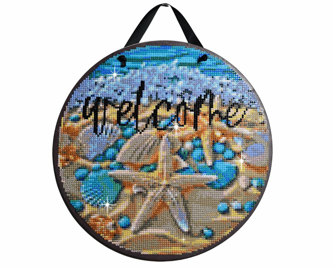 Sea Shells Diamond Art, Diamond Painting Kit, 5D Round Drills, Adult ...