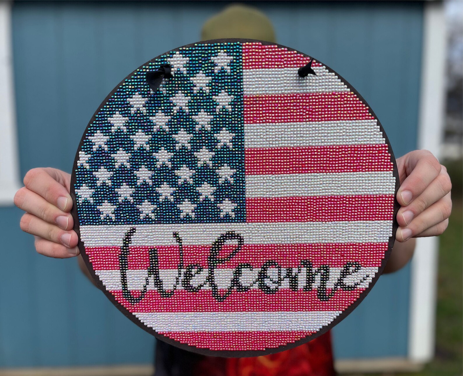 USA Flag Diamond Art, Diamond Painting, Adult Beginners DIY Craft Kit ...