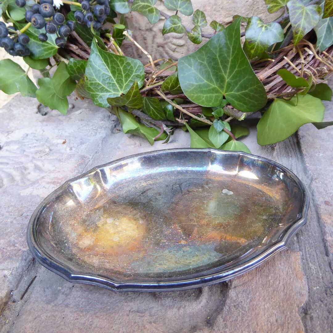 Small Tray Silver Plated Alpadur - Etsy