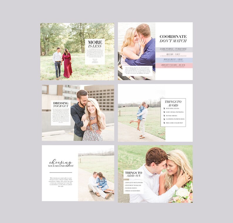 Engagement Session Style Guide Template | What to Wear Magazine ...