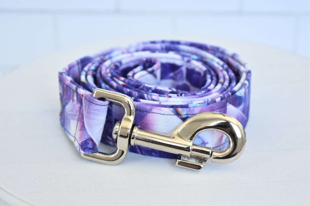 Purple Diamond Dog Leash ~ Geometric Dog Leash ~ Summer Dog Leash ...