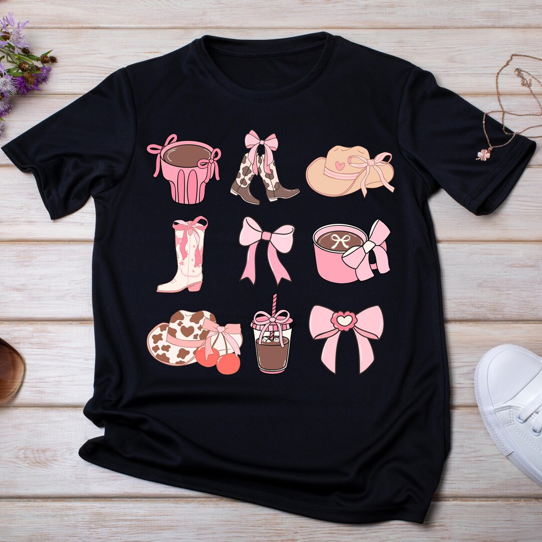1 PNG Coquette Boho Style, PNG for T-shirts, High-resolution, Digital ...