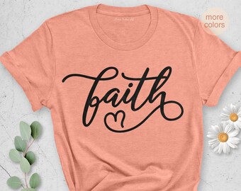Faith t shirts | Etsy
