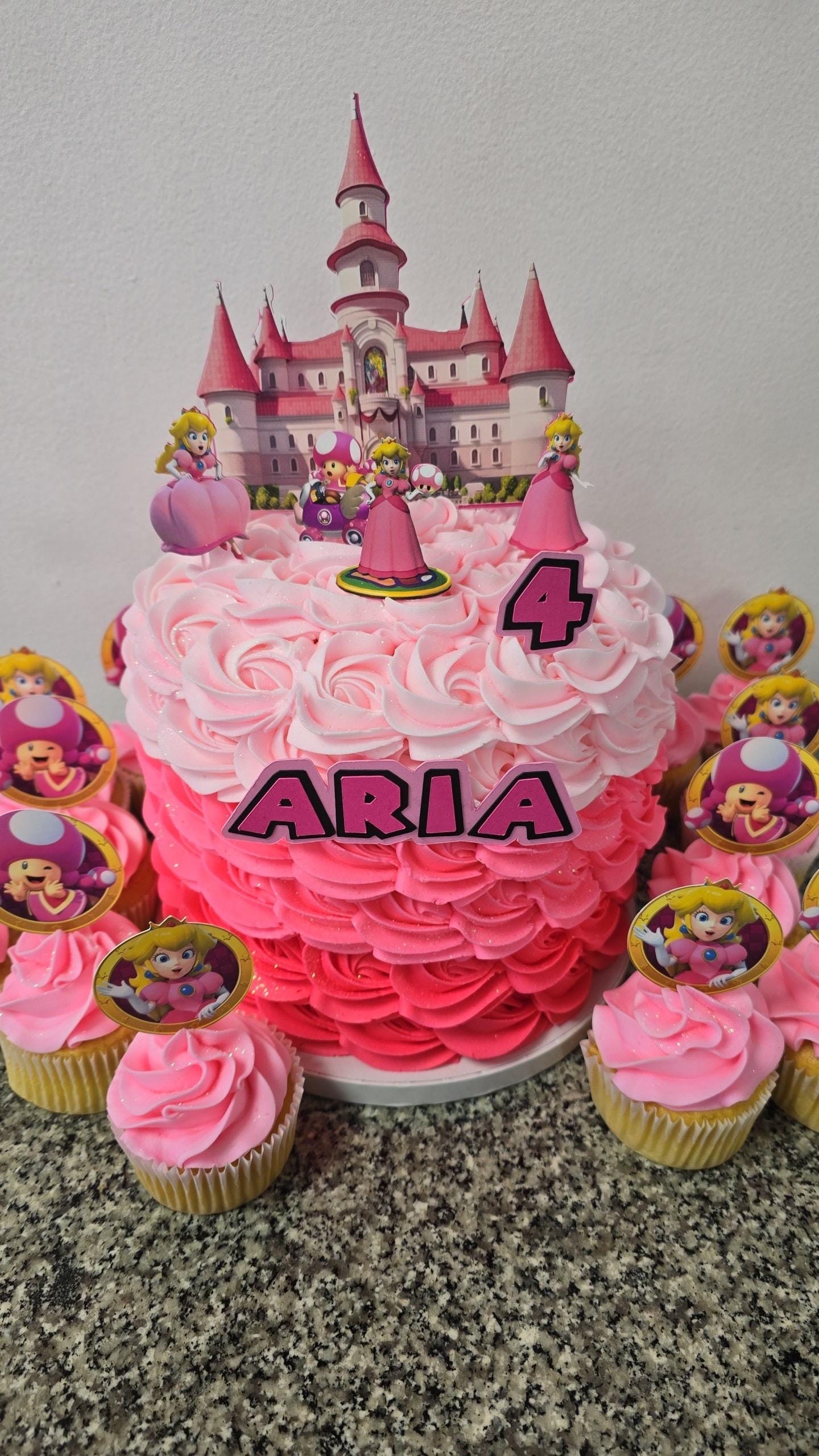 Custom Birthday Cake Topper: Layered Cardstock, Personalized Design - Etsy