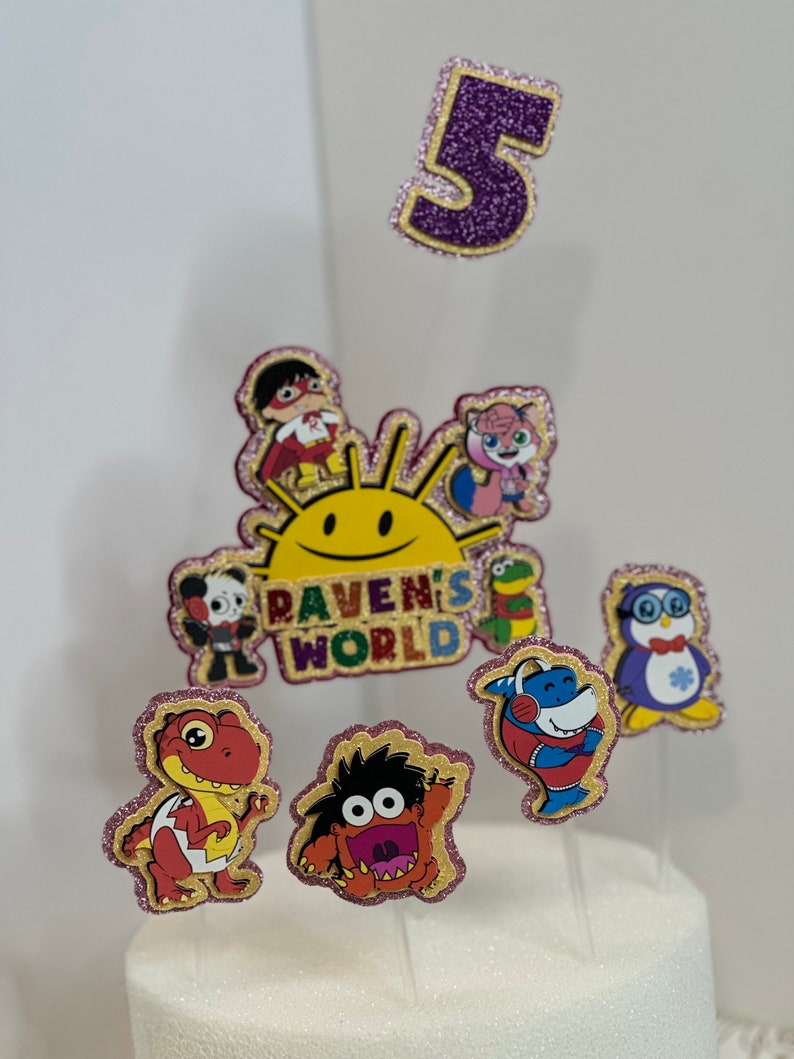 Custom Kids Birthday Cake Topper: Ryan's World Theme - Etsy