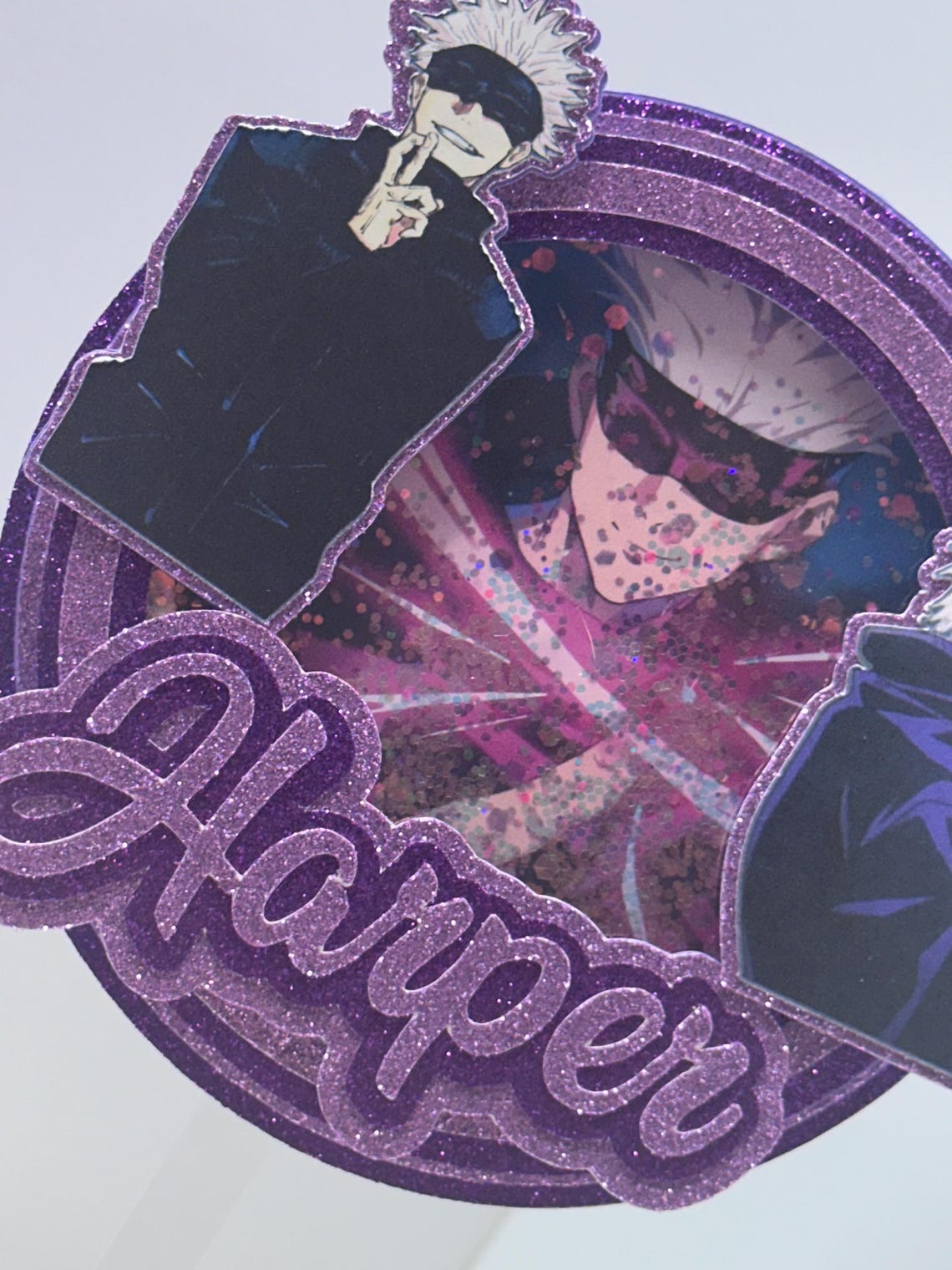 Satoru Gojo Cake, Anime Cake Topper, Anime Birthday Cake, JJK Birthday ...