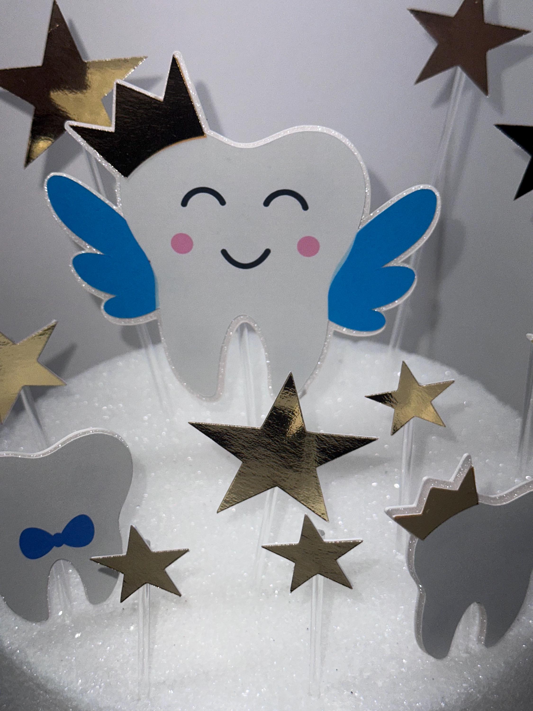 Custom Tooth Fairy Cake Topper: First Tooth Celebration - Etsy