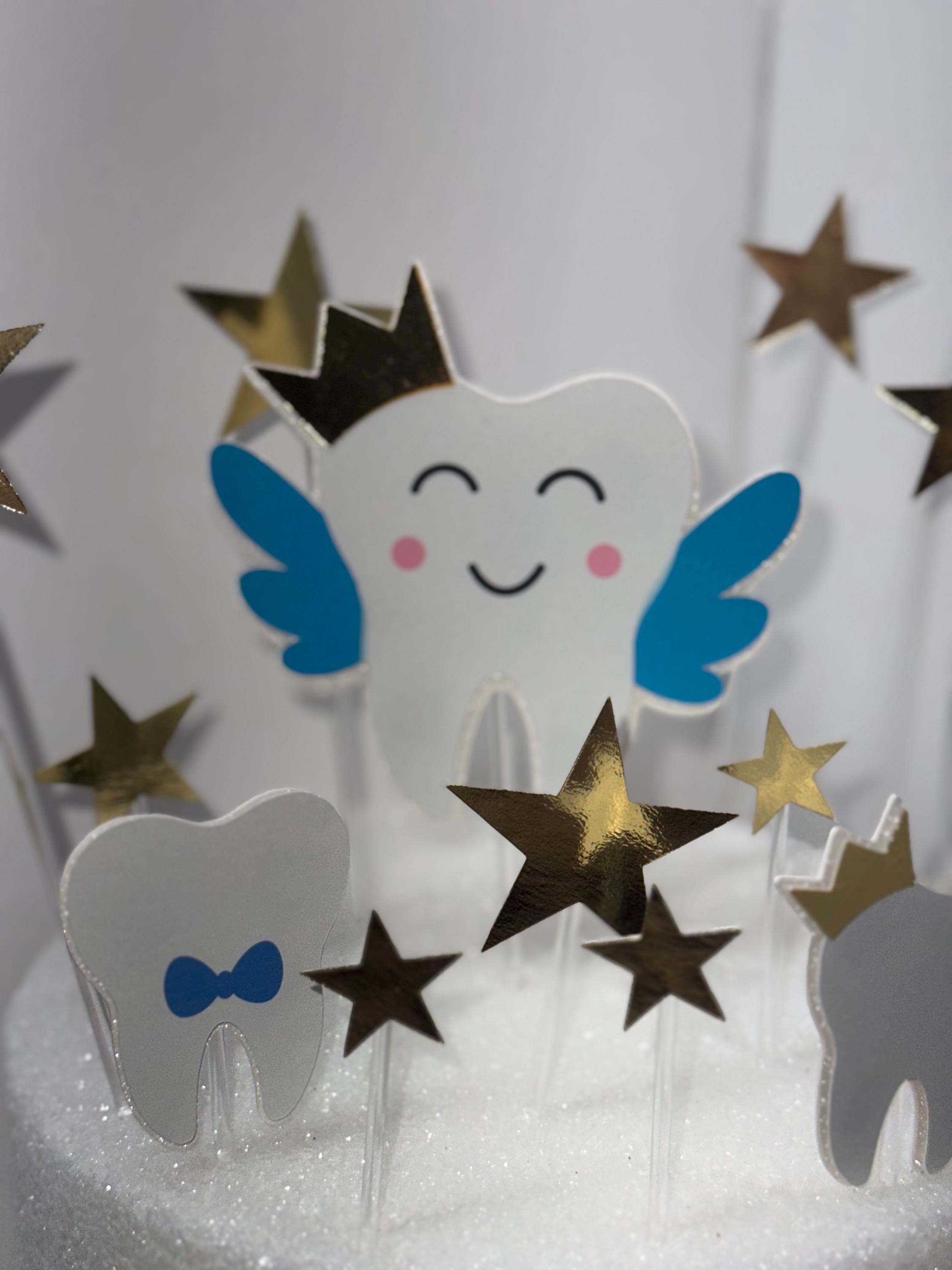 Custom Tooth Fairy Cake Topper: First Tooth Celebration - Etsy