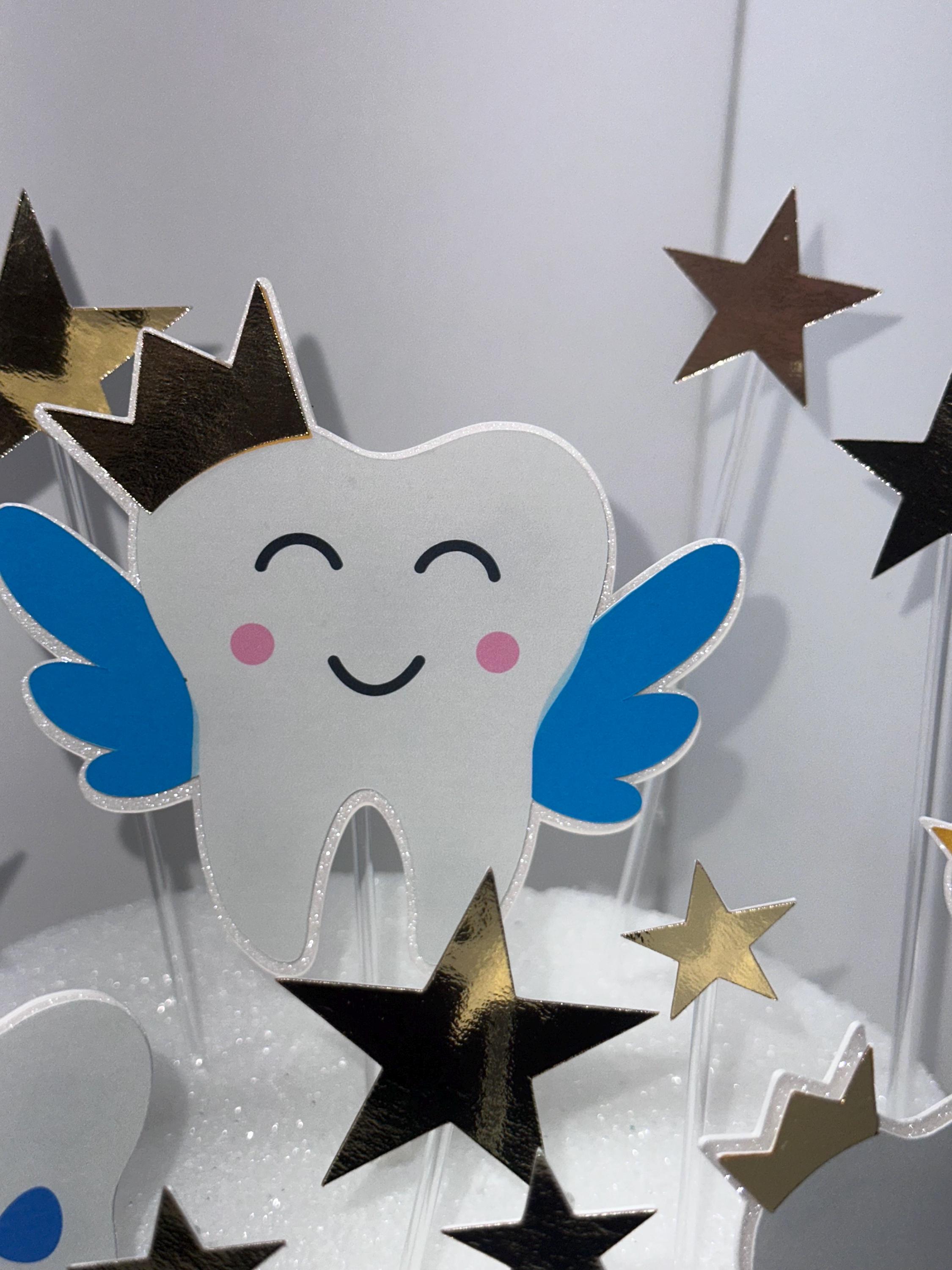Custom Tooth Fairy Cake Topper: First Tooth Celebration - Etsy