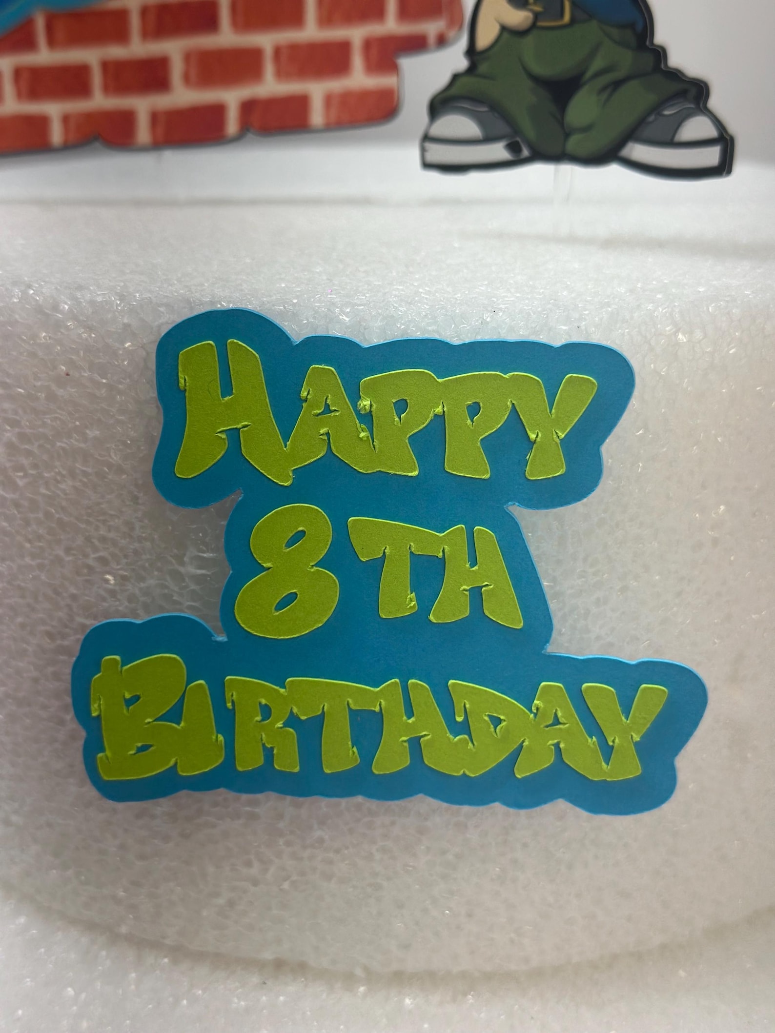 Graffiti Birthday Cake Topper: Urban Spray Paint Party Decor - Etsy
