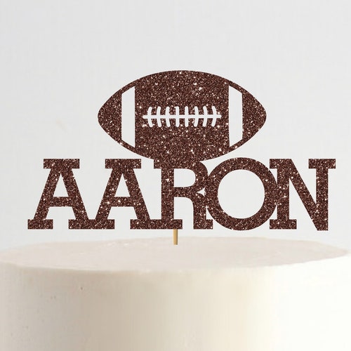 Custom Football Uniform Cake Topper Personalized Football - Etsy
