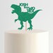 Two Rex Cake Topper, Three Rex Birthday, Two Rex Party Decor, Dinosaur ...