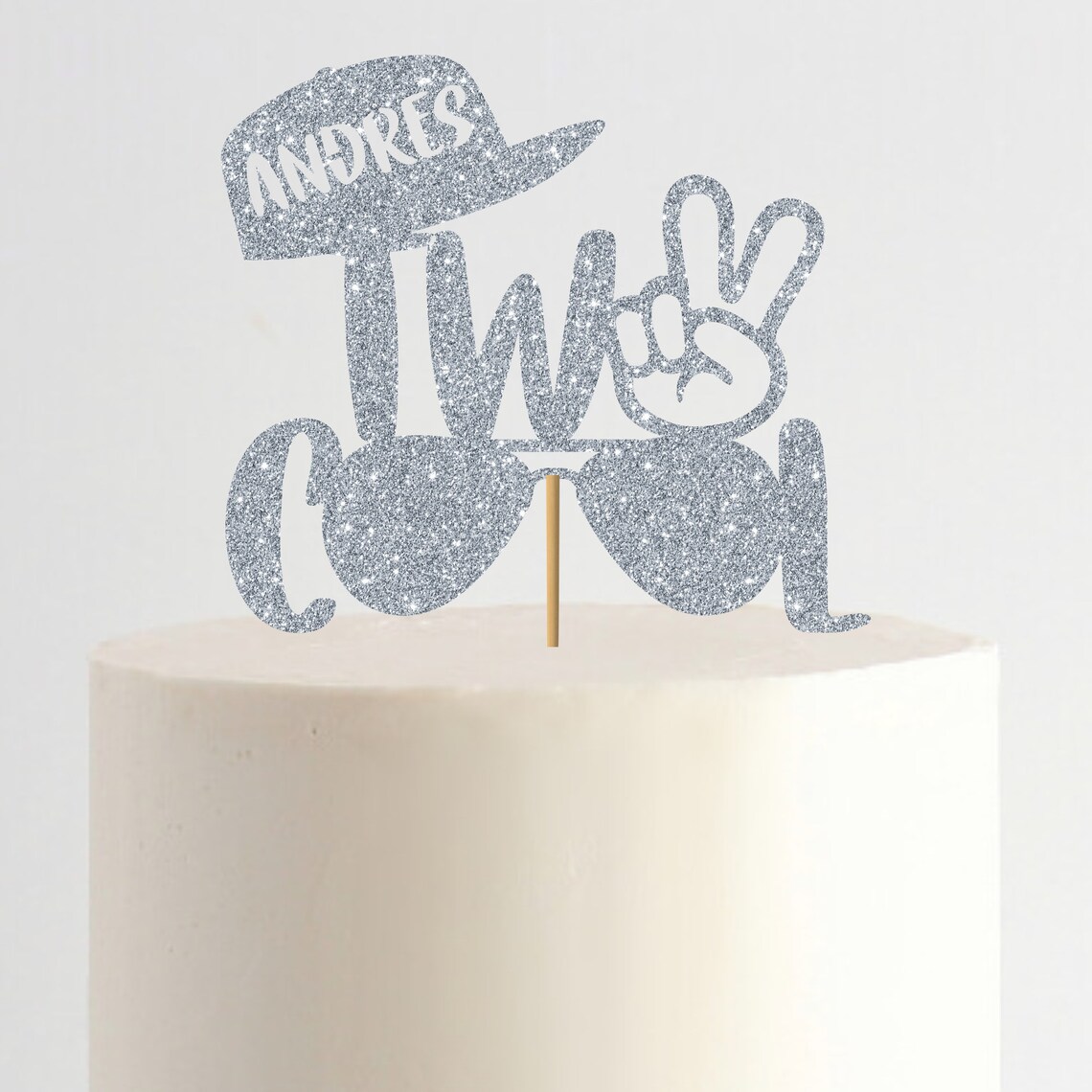 Personalized Two Cool Cake Topper Custom 2 Cool Topper Two - Etsy