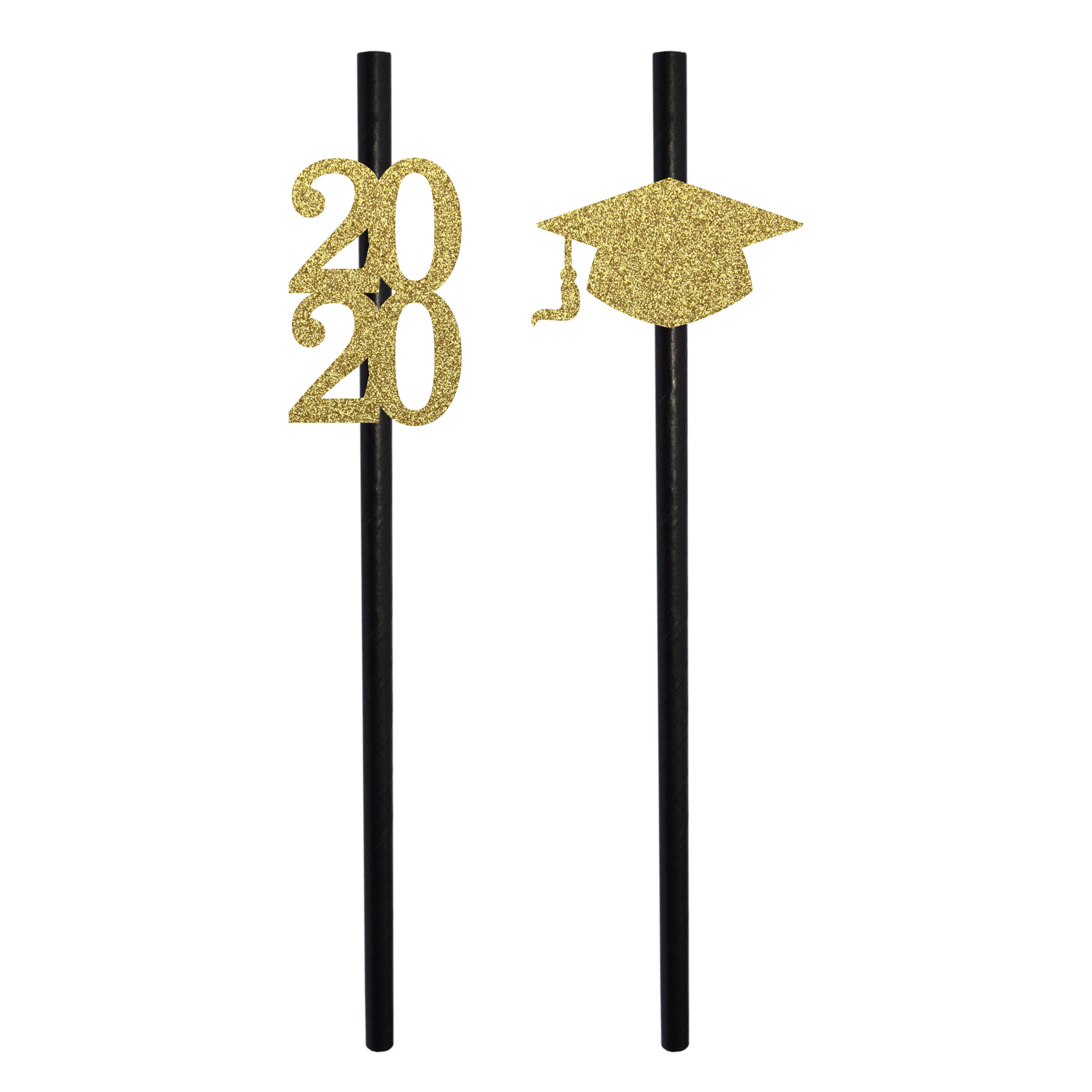 Graduation Paper Straw, Graduation 2020 Straw, College Grad Straw 2020 ...