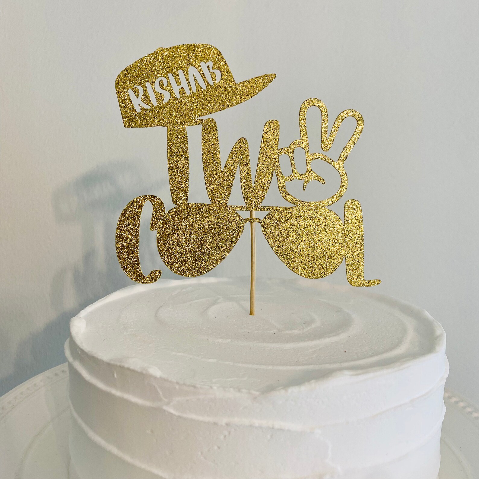 Personalized Two Cool Cake Topper Custom 2 Cool Topper Two - Etsy