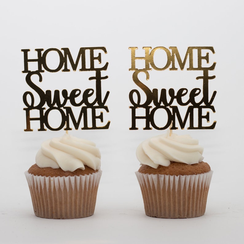 Custom Text Cupcake Topper Set of 12 Cupcake Toppers - Etsy
