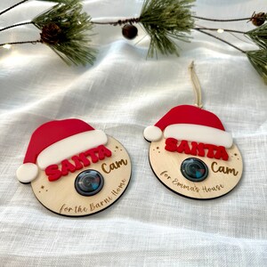 Santa Cam SVG File, Glowforge Laser File, Christmas Ornaments File ...