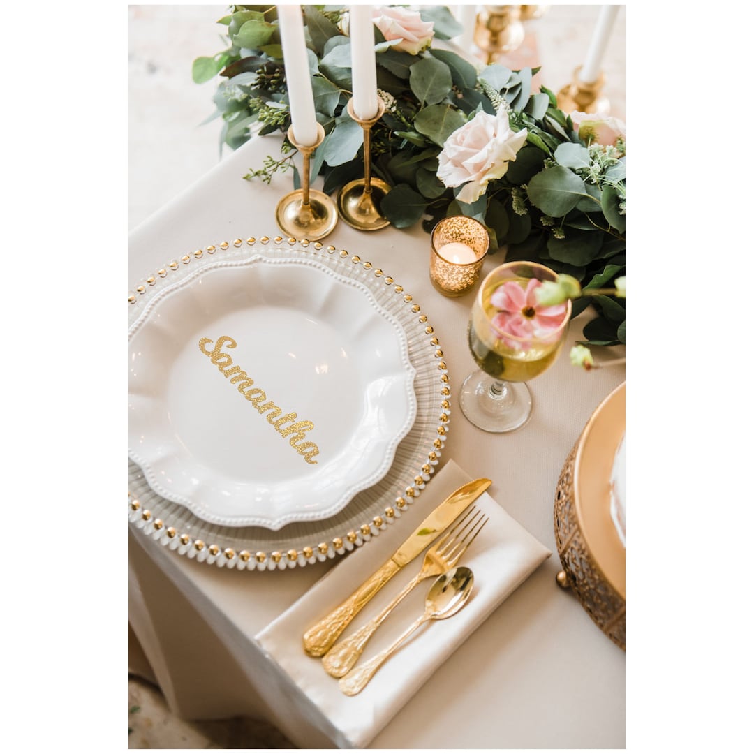 Personalized Guest Name, Wedding Guest Name, Personalized Place Cards ...
