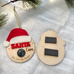 Santa Cam SVG File, Glowforge Laser File, Christmas Ornaments File ...